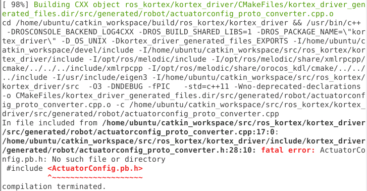 Compiler error on base_services.cpp.o · Issue #161 · Kinovarobotics/ros_kortex · GitHub