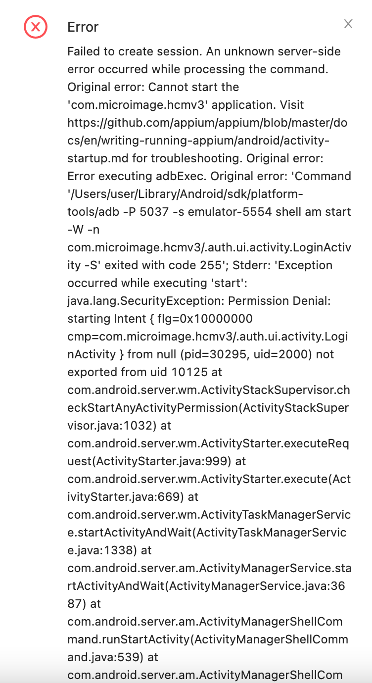 Sometimes I got next error: An unknown server-side error occurred while processing the command ...