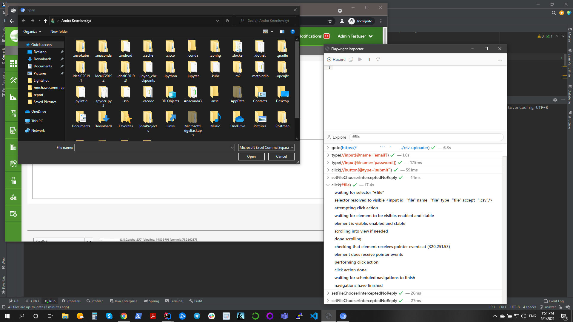 [Bug] Wait for file chooser event is not working · Issue #412 · microsoft/playwright-java · GitHub