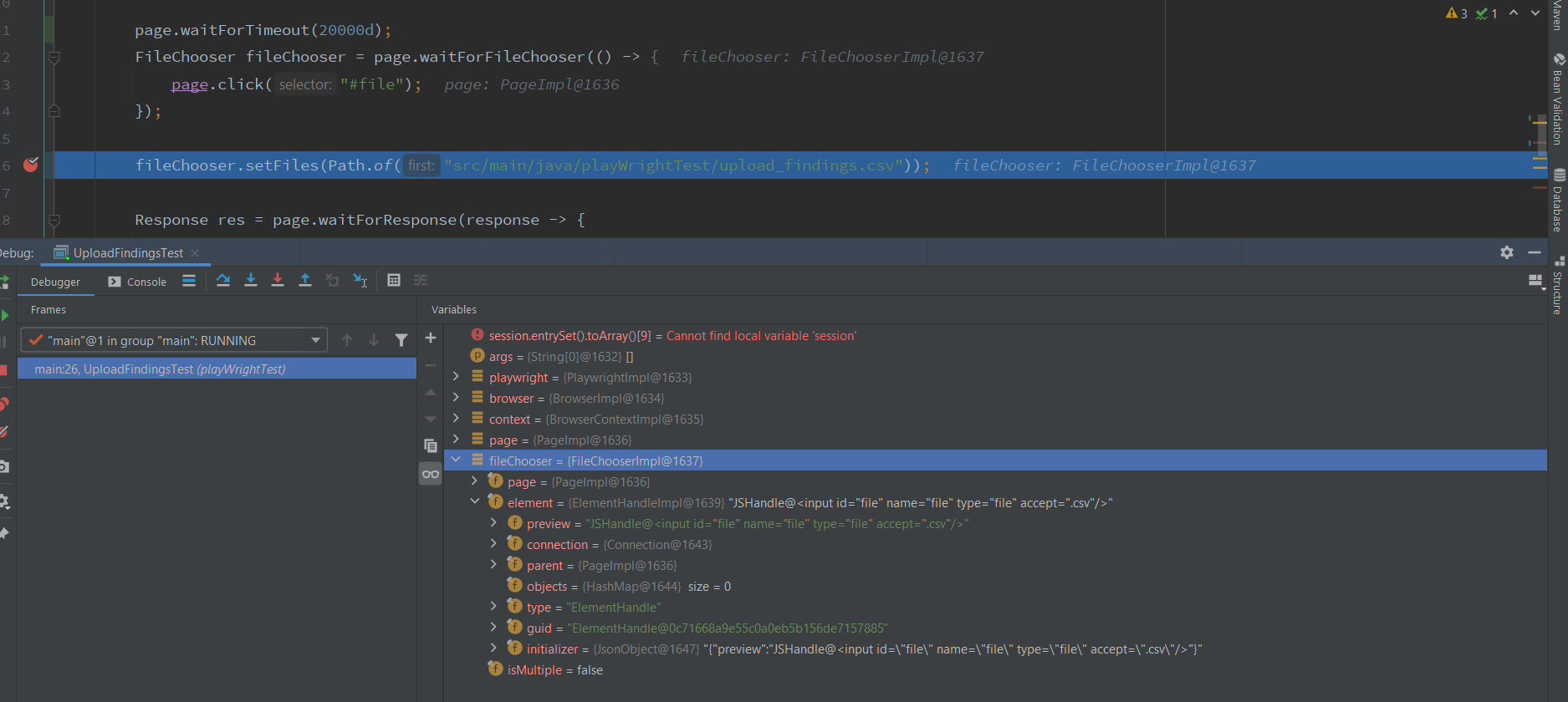 [Bug] Wait for file chooser event is not working · Issue #412 · microsoft/playwright-java · GitHub