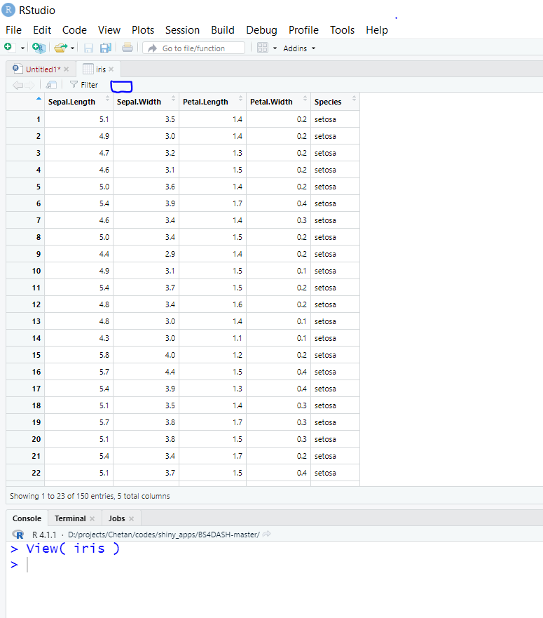 Feature Request : Save button for dataframes obtained using View() command · Issue #9995 ...