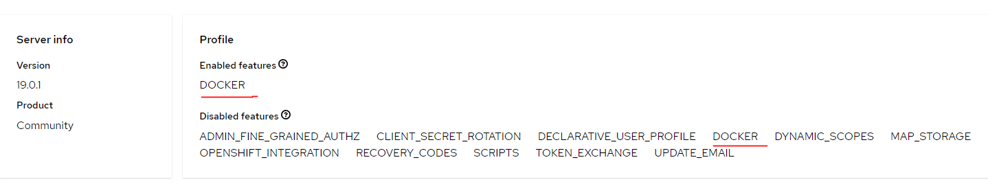 Feature Docker stays enabled in admin ui after disabling it · Issue #13523 · keycloak/keycloak ...