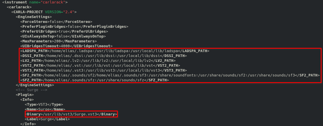 Please do not save absolute paths in project files · Issue #1530 · falkTX/Carla · GitHub