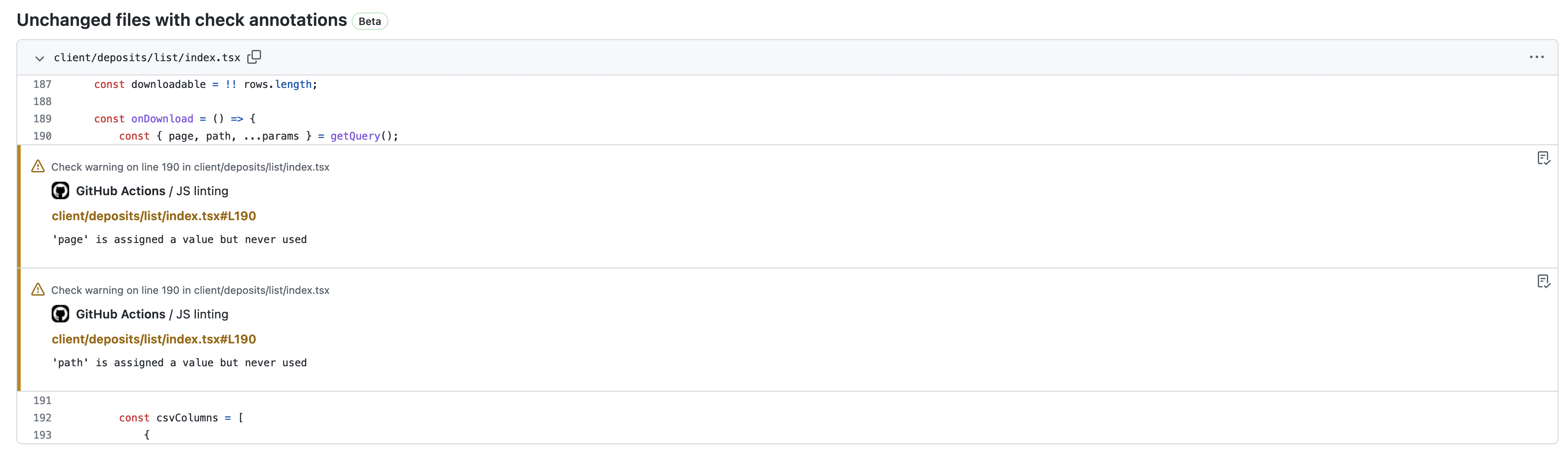 Fix linter warnings in DepositsList by anu-rock · Pull Request #4099 · Automattic/woocommerce ...