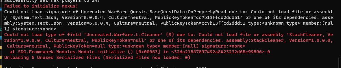 [Possible Bug] Modules not loading (perhaps?). · Issue #3642 · SmartlyDressedGames/Unturned-3.x ...