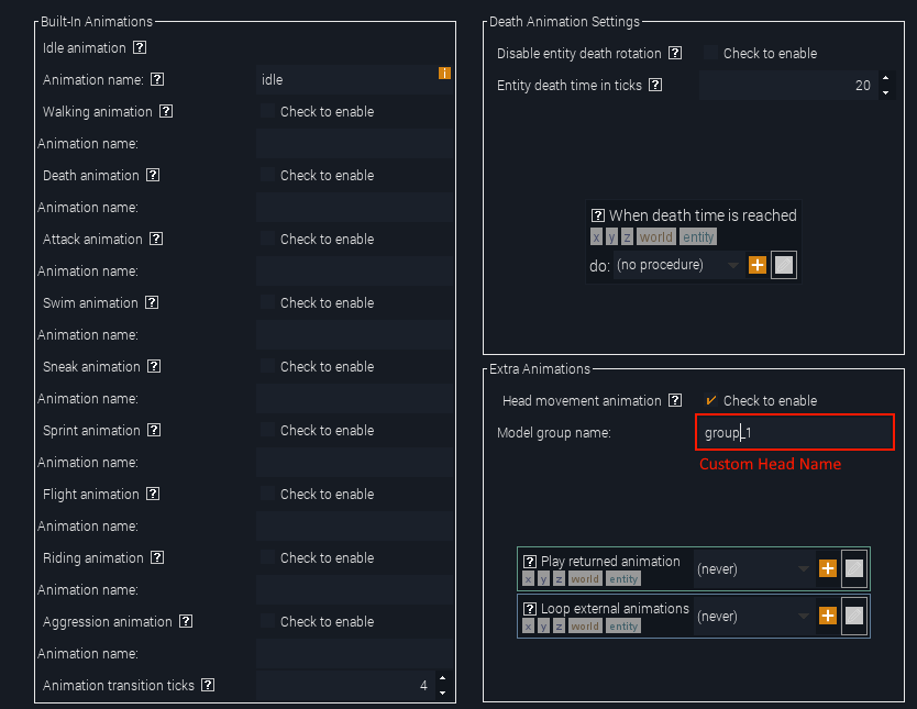 [1.20.1] Animated Entity Doesn't Use Custom Head Group Name · Issue #71 · NerdyPuzzle/MCreator ...