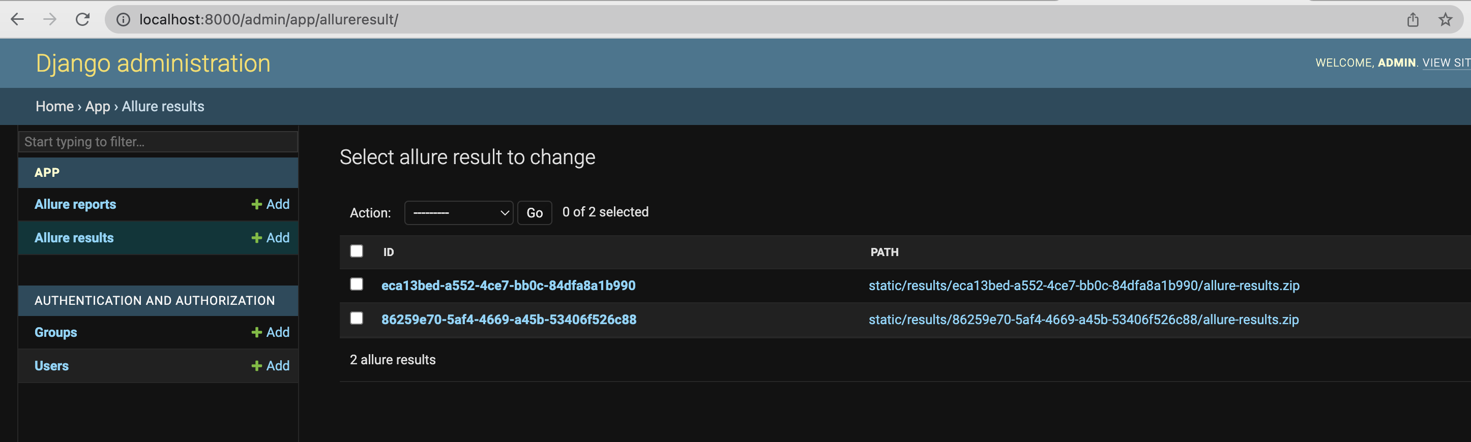 GitHub - utipatos/Django-Allure-Storage
