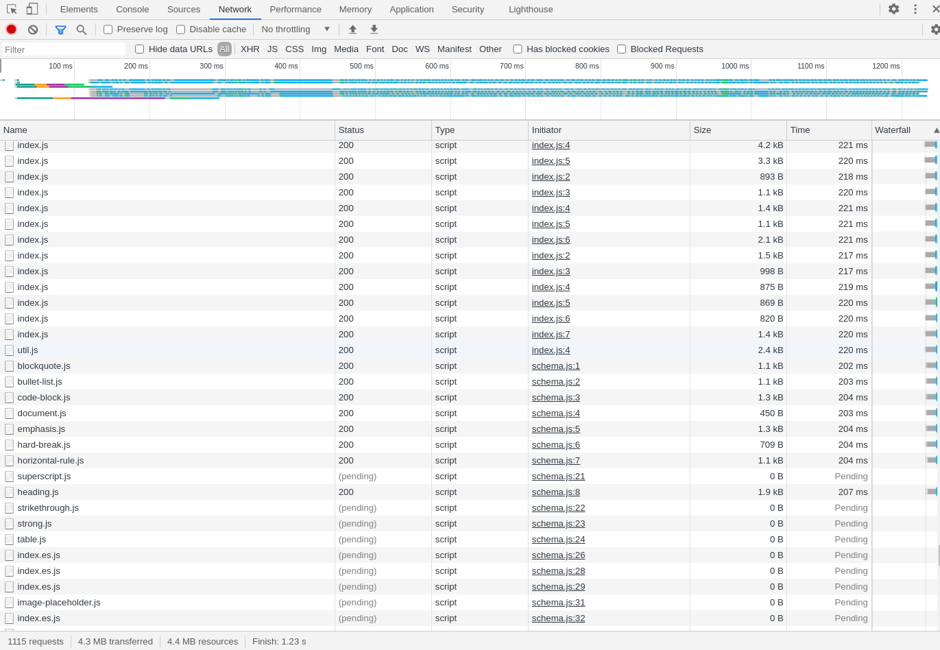 [dev-server] Page loading freezes Chrome · Issue #1364 · modernweb-dev ...