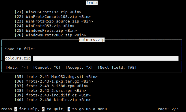 Binaries deep within a nest of directories download with trash added to filename // UMNgopher ...