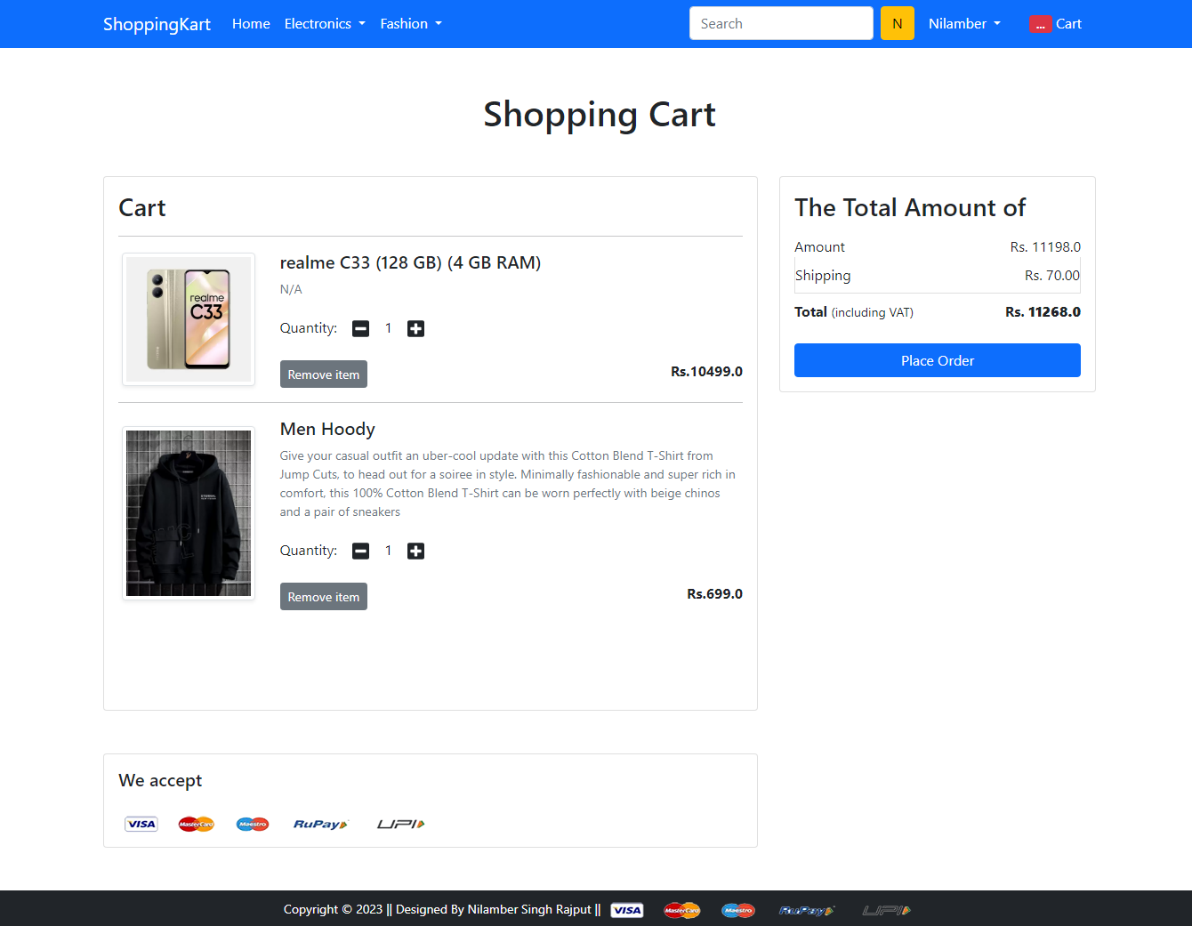 GitHub - nilamberr/ShoppingKart: It is an E-commerce application. it ...