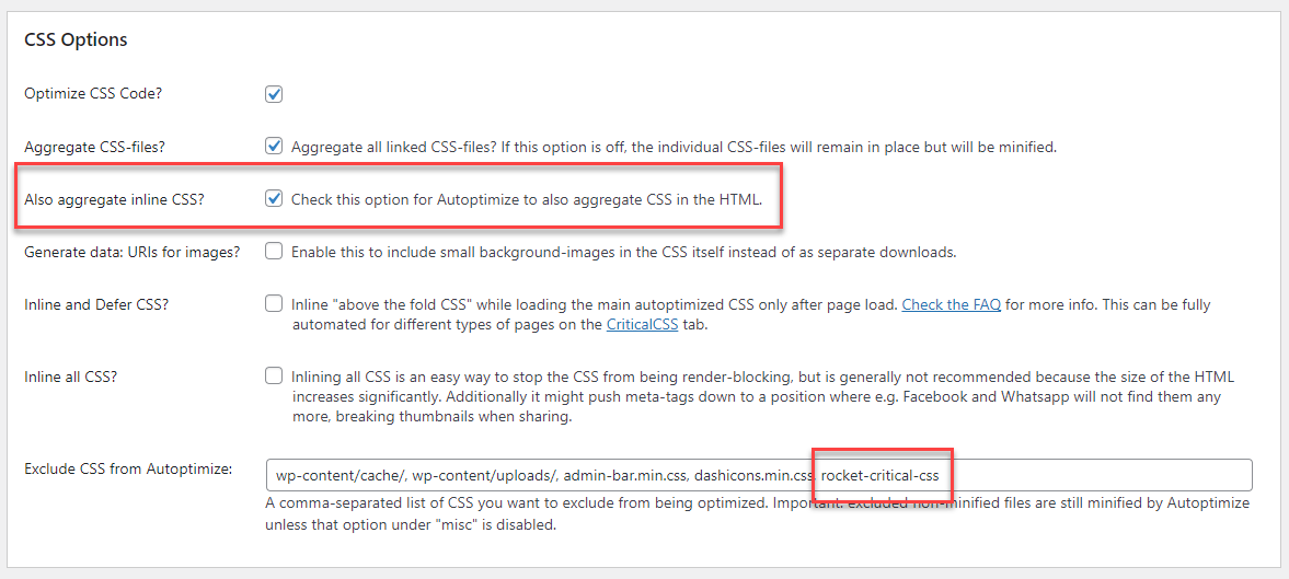 Autoptimize compatibility: make CPCSS compatible when using their "aggregate inline CSS" option ...