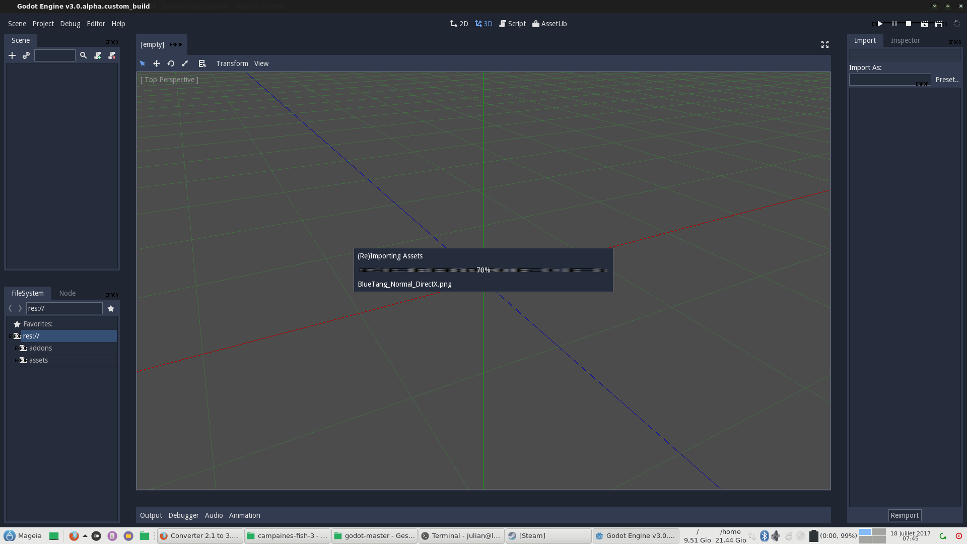 Scripts for re-generation of textures for the editor don't work · Issue ...