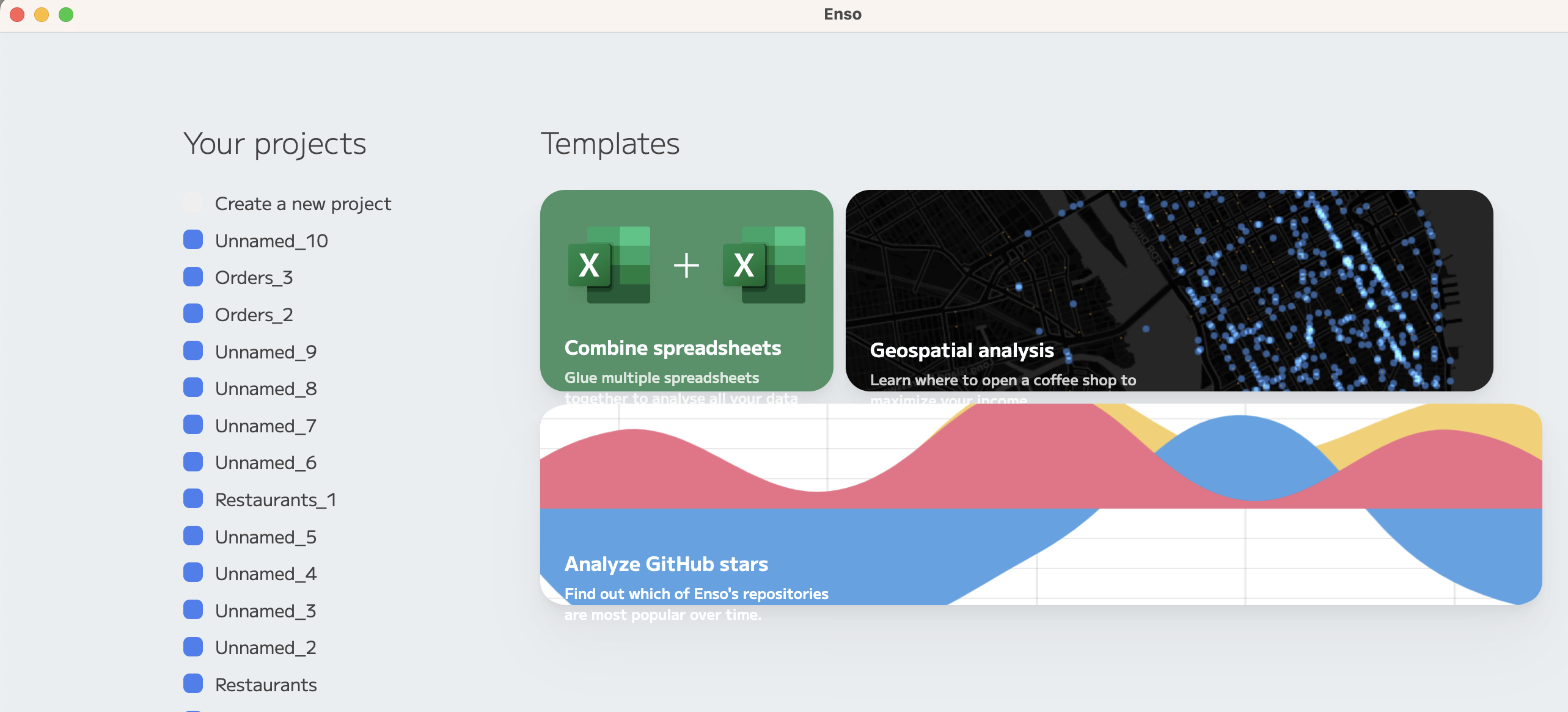 Welcome screen regressions · Issue #5963 · enso-org/enso · GitHub