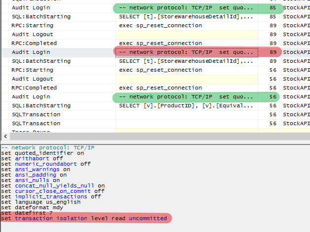 Transaction isolation level remains after transaction on the connection ...