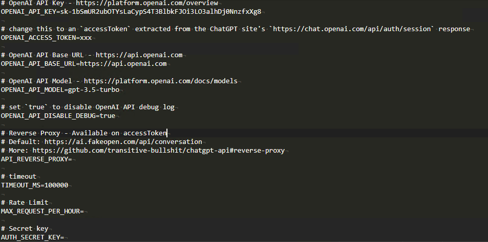小白问题，我想问问我填了KEY怎么提示提供错误的API密钥 · Issue #1766 · Chanzhaoyu/chatgpt-web · GitHub
