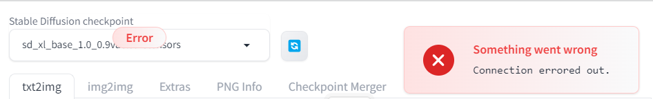 [Bug]: Unable to load base SDXL 1.0 · Issue #12089 · AUTOMATIC1111/stable-diffusion-webui · GitHub