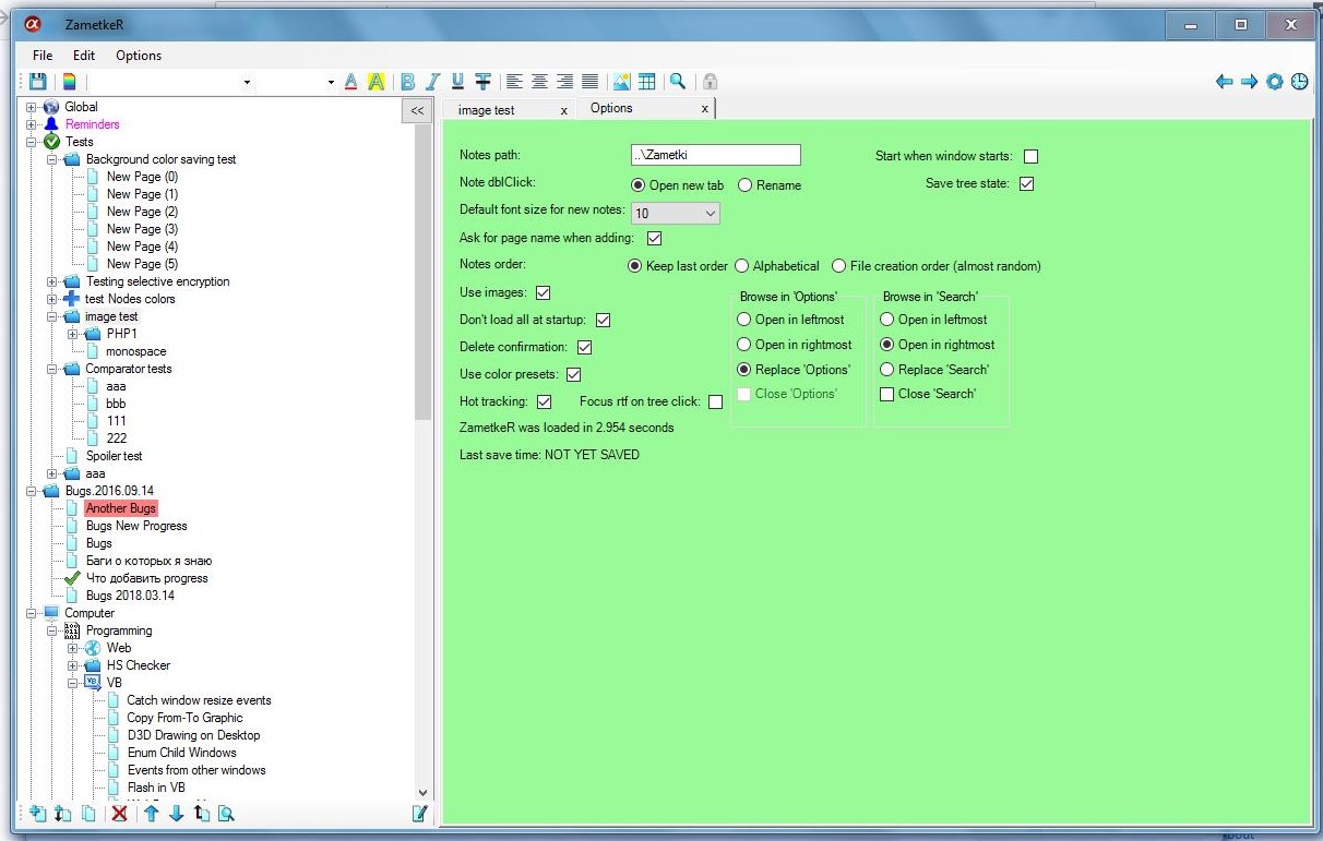 GitHub - xttx/ZametkeR: Simple notepad with richtext support and tabs.
