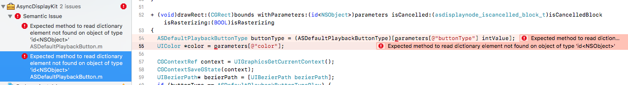 Dictionary Parsing Problem · Issue #3312 · facebookarchive/AsyncDisplayKit · GitHub