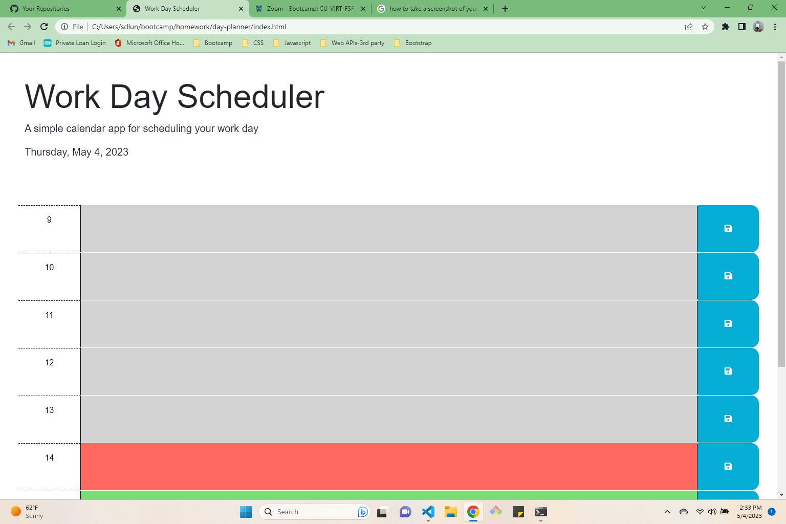 GitHub - susansprague/day-planner