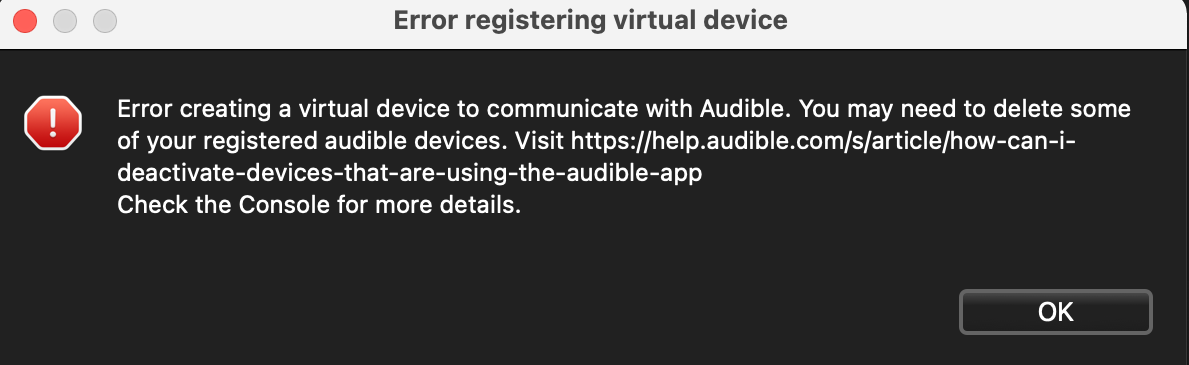 cannot connect openaudible to amazon/audible account · Issue #1174 · openaudible/openaudible ...