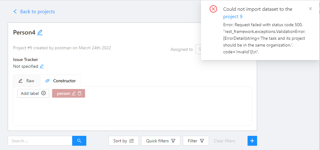 cannot import project dataset · Issue #4515 · cvat-ai/cvat · GitHub