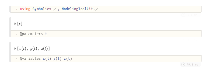 Symbolics/ModelingToolkit parametric @variables not defined issue · Issue #1362 · fonsp/Pluto.jl ...