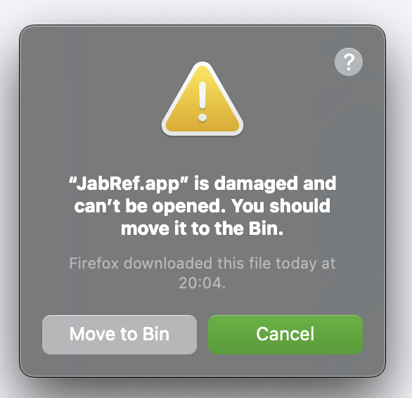 "JabRef.app" is damaged .... · Issue #9594 · JabRef/jabref · GitHub
