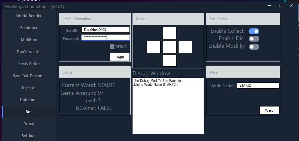 GitHub - BirdyTheDev/GtLauncher: A Hacked Launcher For Growtopia With 20+ Features!