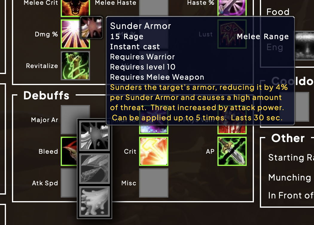 "Only Sunderer" option for Warrior sims · Issue #2009 · wowsims/wotlk ...