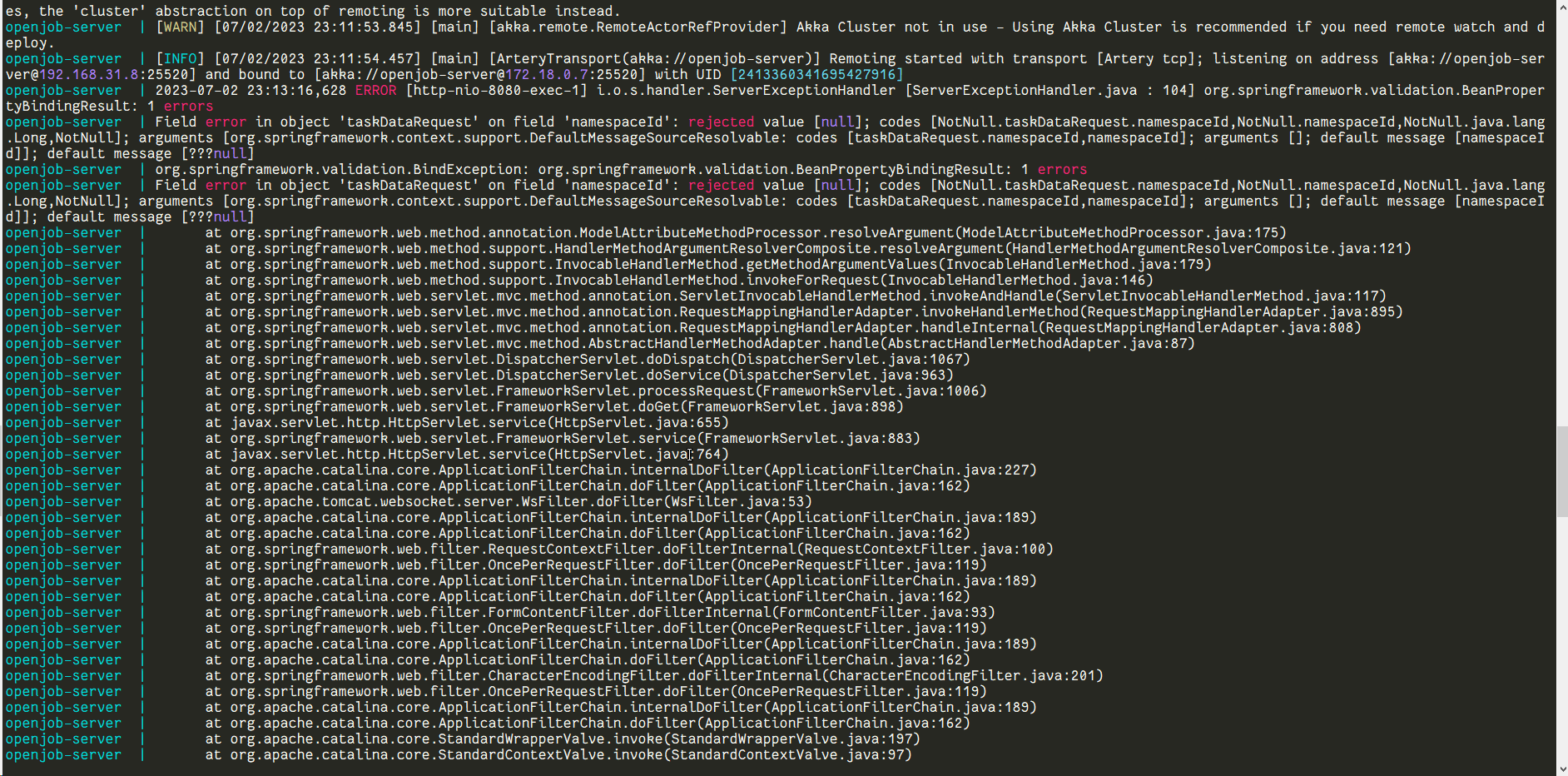 首次登录就报错了 · Issue #116 · open-job/openjob · GitHub