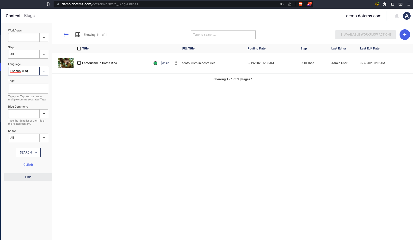 Block Editor: Error uploading images in a different default language. · Issue #24285 · dotCMS ...