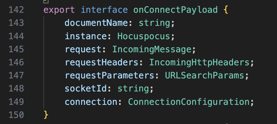 Onconnect Payload Includes `context` But Type Signature Does Not Reveal It · Issue 699
