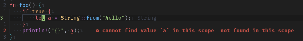 Show current context stops working when cursor is on code, but works when on space char · Issue ...