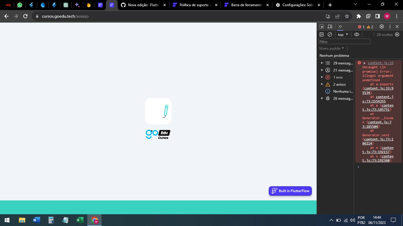 Flutterflow Não Consegue Ler Dados Do Firebase · Issue 1793 · Flutterflowflutterflow Issues