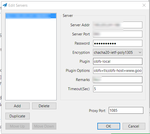 obfs exception · Issue #1405 · shadowsocks/shadowsocks-windows · GitHub