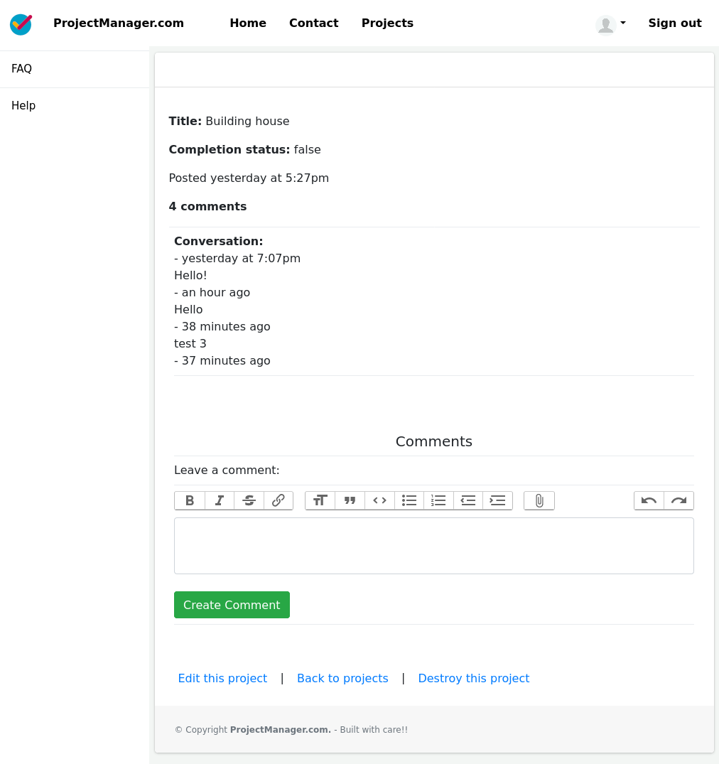 GitHub - techleadpro/project-app