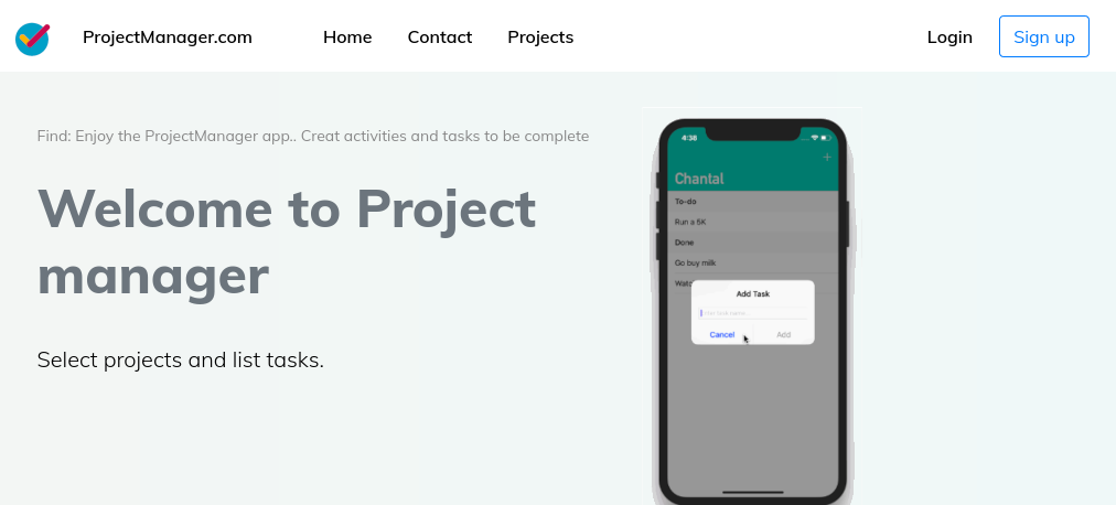 GitHub - techleadpro/project-app