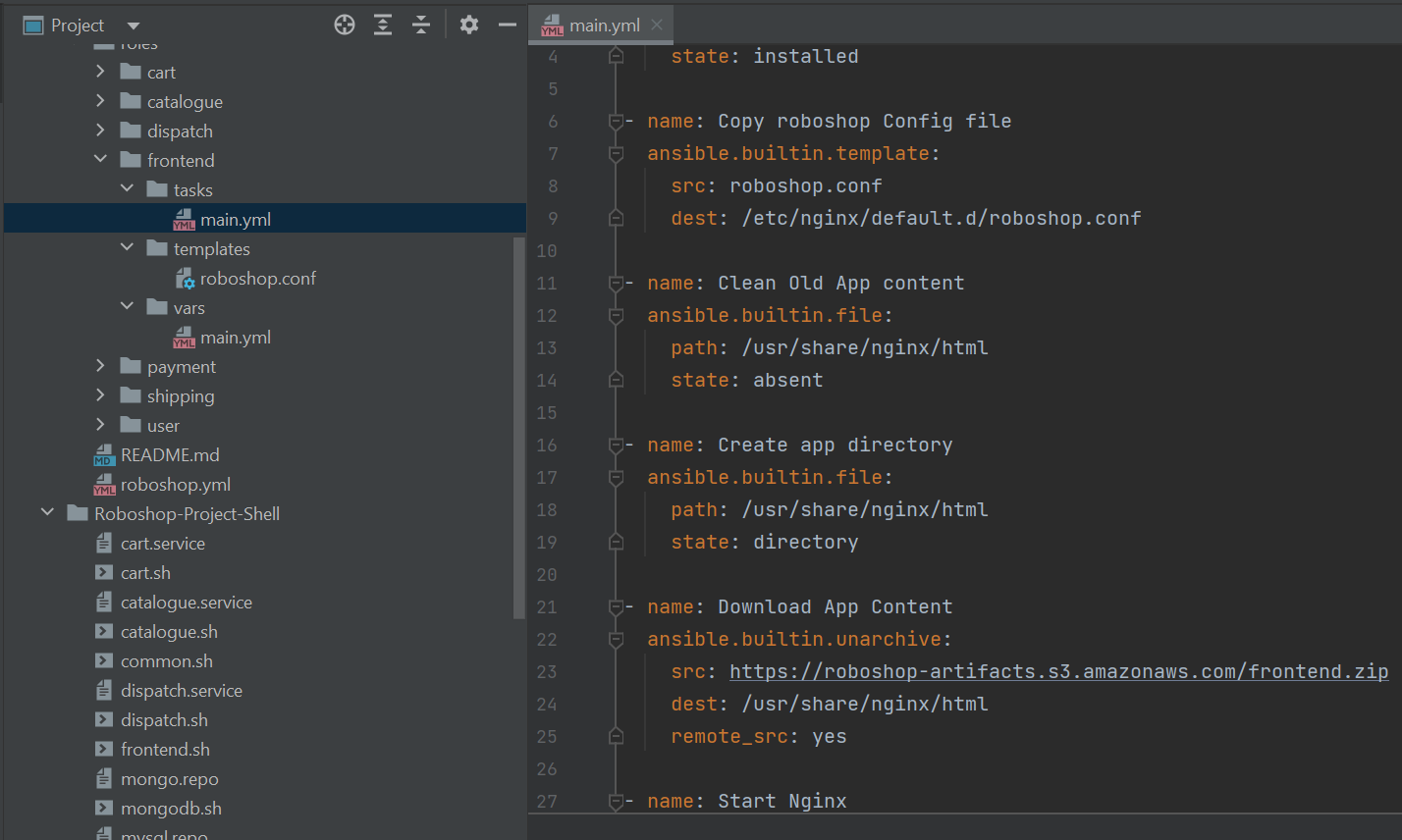 while running ansible frontend with jenkins below is the error and i have changed template also ...