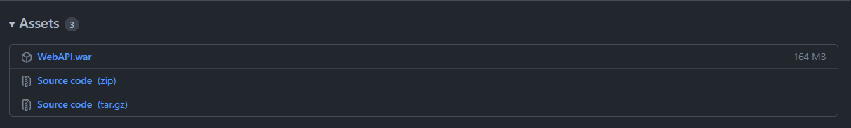 .WAR file produced in releases? · Issue #1963 · OHDSI/WebAPI · GitHub