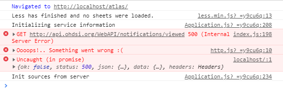 Notifications area throwing errors when security is disabled · Issue ...
