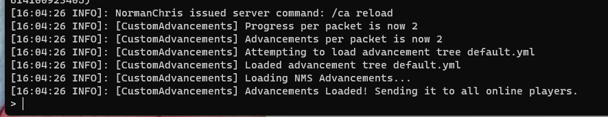 Announce error · Issue #131 · rowan-vr/CustomAdvancements · GitHub