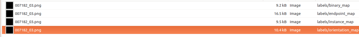 FileNotFoundError: [Errno 2] No such file or directory: './dataset/labels/inverse_distance_map ...