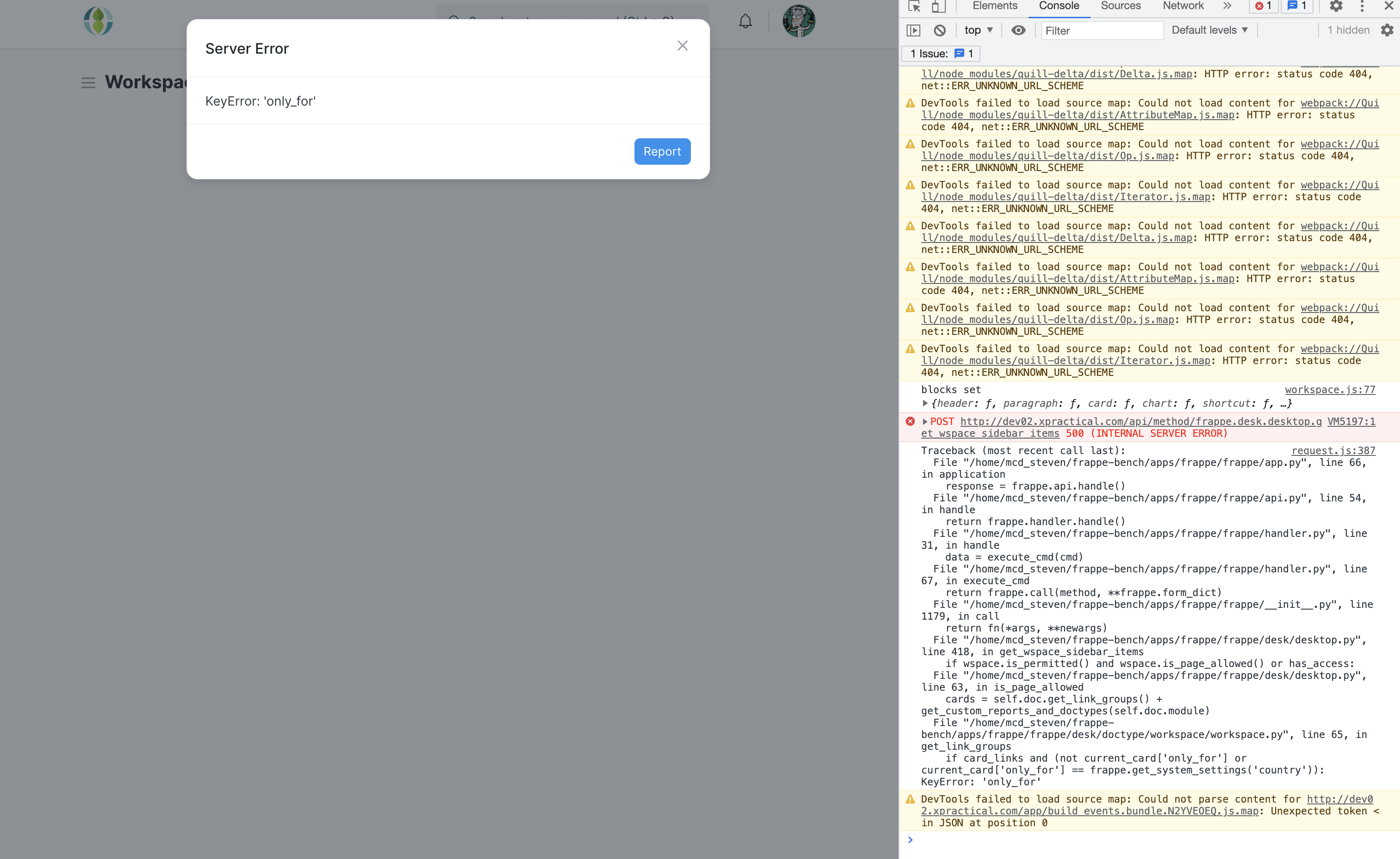 Workspace UX editor broken · Issue #14088 · frappe/frappe · GitHub