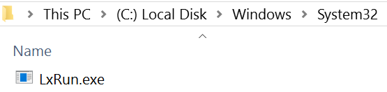 lxrun error popup · Issue #2313 · microsoft/WSL · GitHub