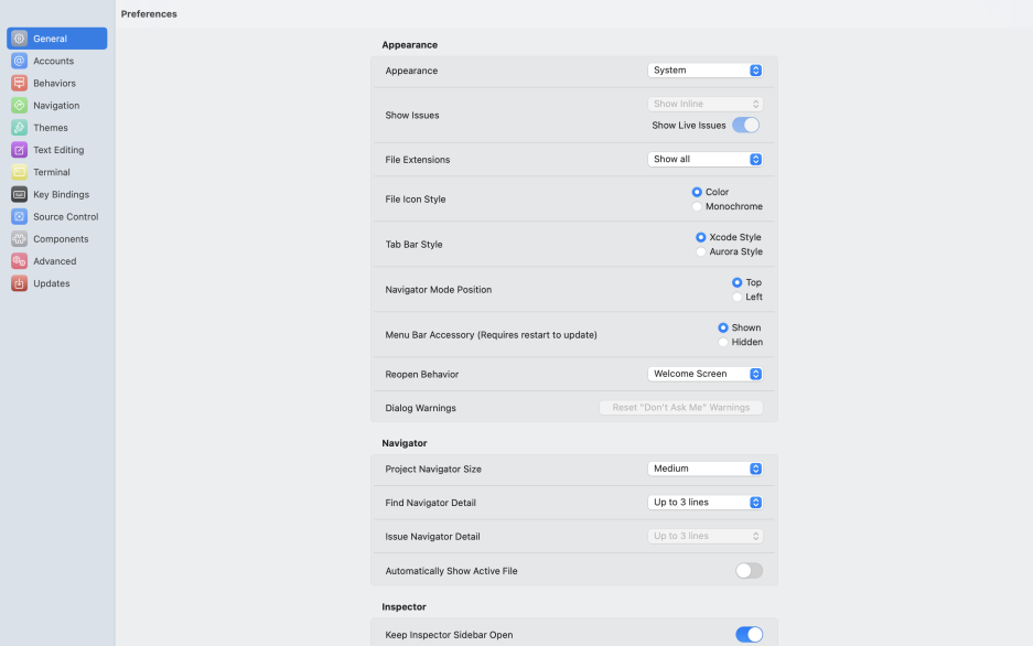 Settings window should be non resizable. · Issue #541 · AuroraEditor/AuroraEditor · GitHub