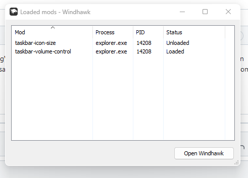 No mods works · Issue #79 · ramensoftware/windhawk · GitHub