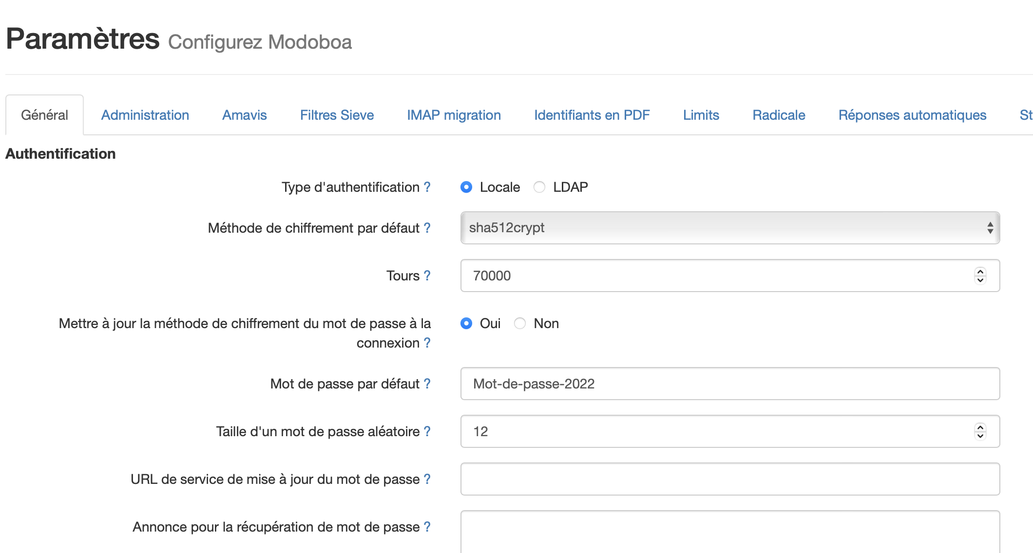 Admins input fields empty in GUI v2. · Issue #2623 · modoboa/modoboa · GitHub