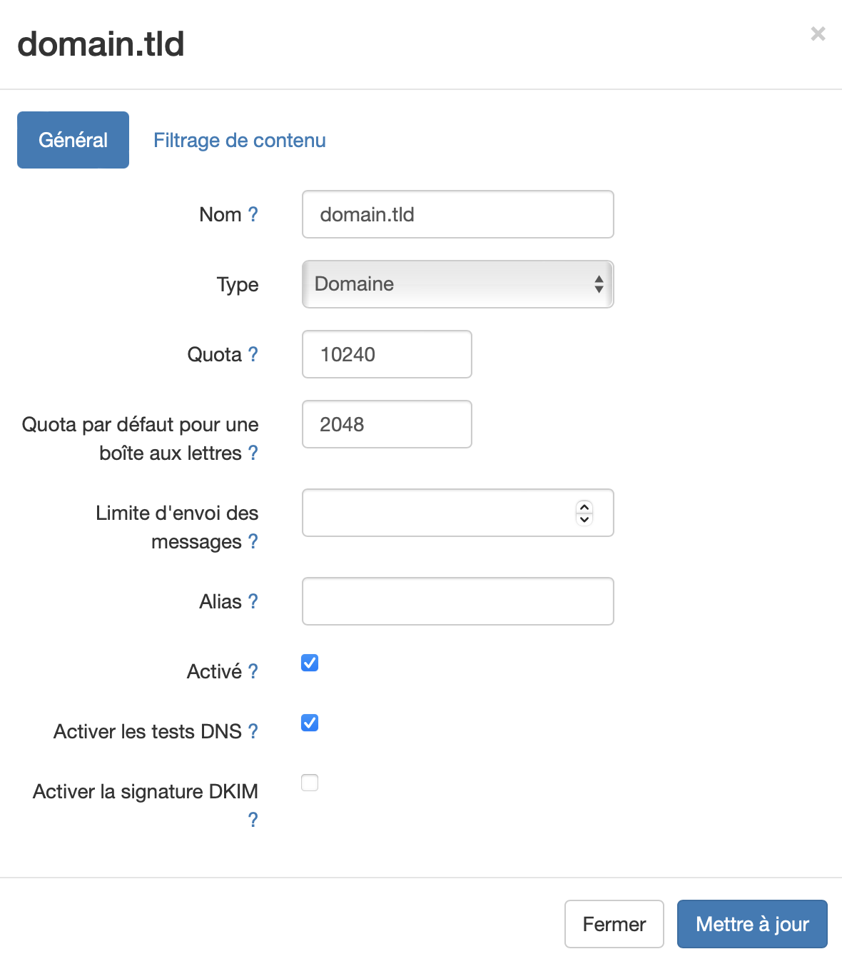 Change domain name in domain account operation · Issue #2628 · modoboa/modoboa · GitHub