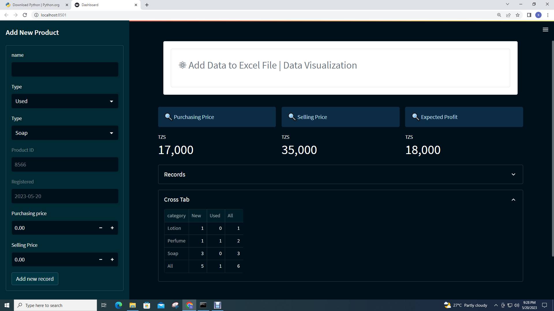 GitHub - shamiraty/add-data-to-excel-streamlit