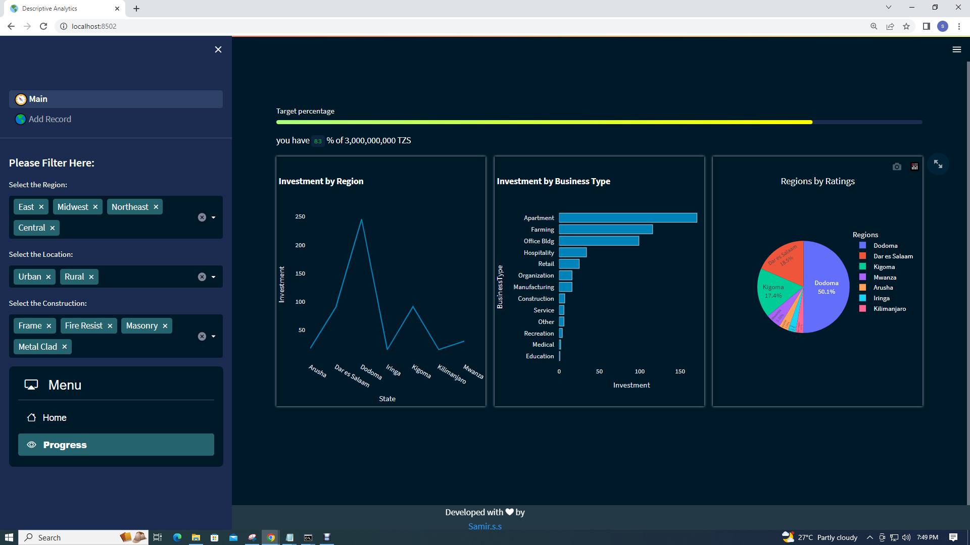 GitHub - shamiraty/AnalyticsDashboard-with-Excel-file